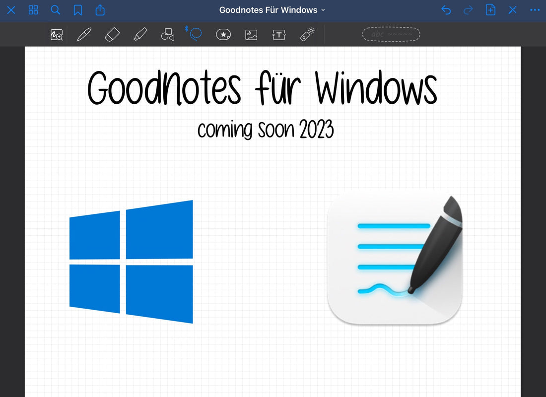 Goodnotes für Windows | Paperless Life