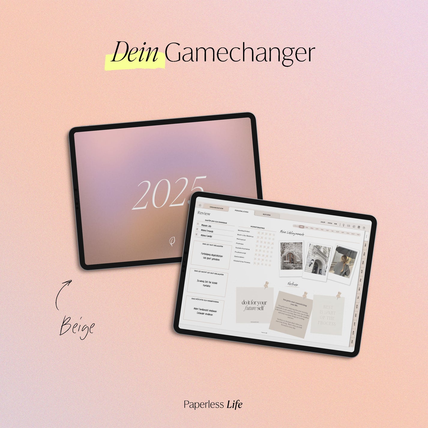Digitaler Planer 2025 – Der Gamechanger
