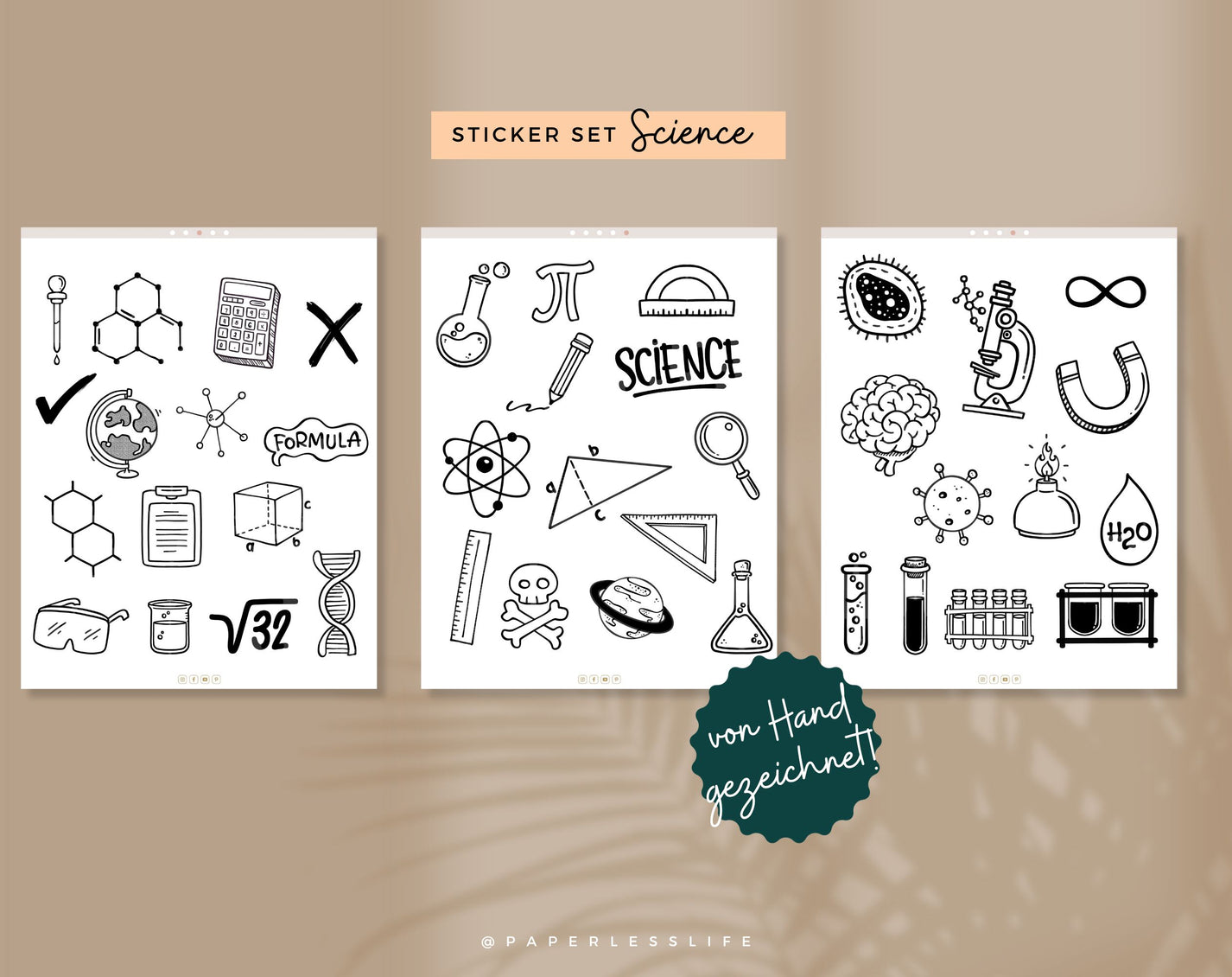 "Die Arbeitsblatt-Fabrik" - Digitale Sticker für deine Arbeitsblätter